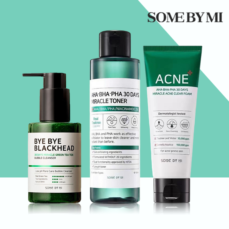 SomeByMi AHA BHA PHA 30 Days Miracle Set | Cleanse/ Toner/ Serum/ Cream ...