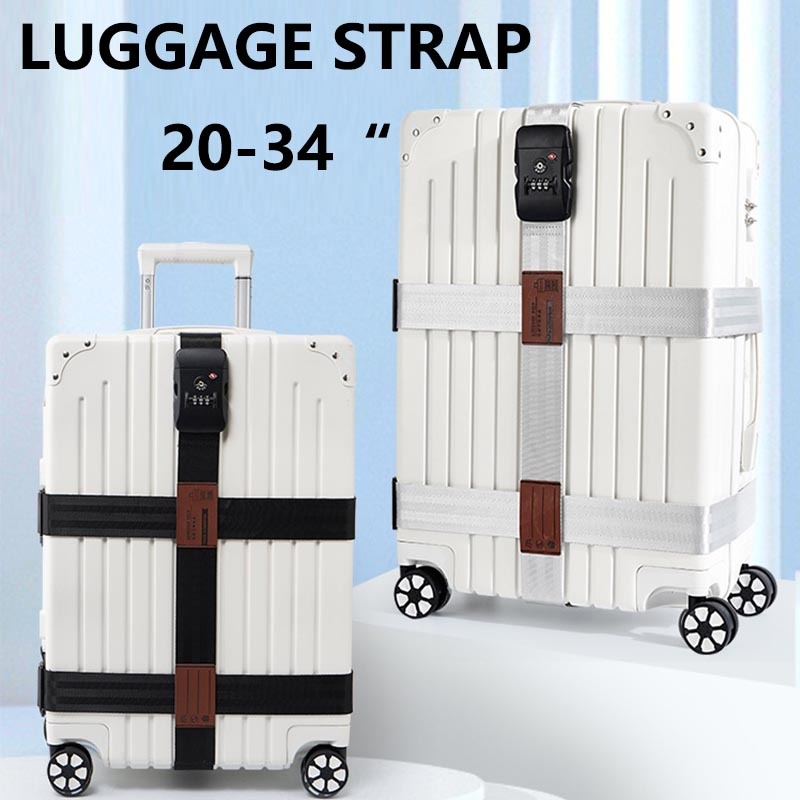 18 to 34 Inch Luggage Anti-Theft Travel Strap Belt Bag Straps Security ...