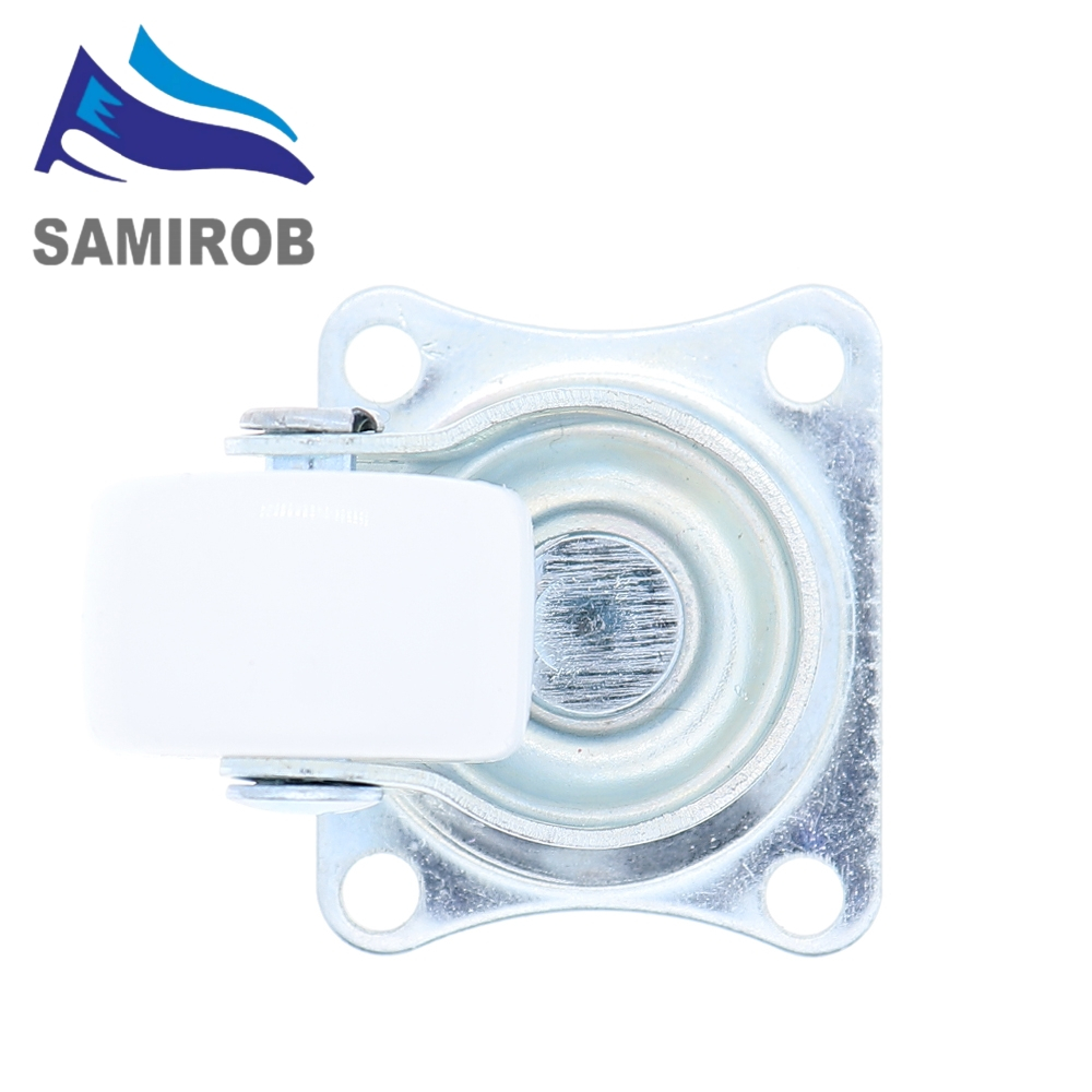 Smart Car Rectangle Top Swivel Caster Castor PP Nylon Wheel Diameter ...