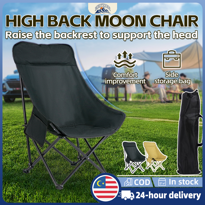Foldable Moon Stool Outdoor Fishing Picnic Hiking Chairs Beach Camping ...
