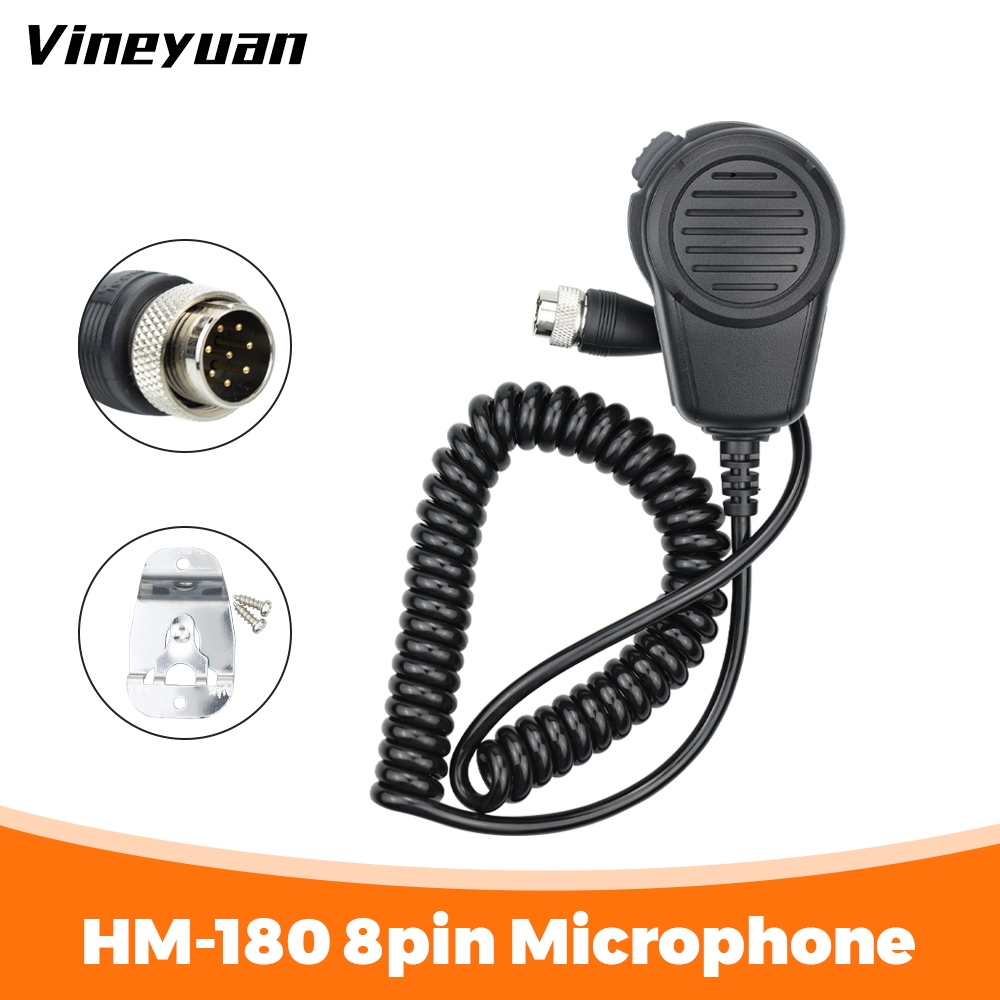 【HM-22】HM-180 8pin Mic Replace EM-48/HS-50/EM101 for ICOM IC-M700 IC ...