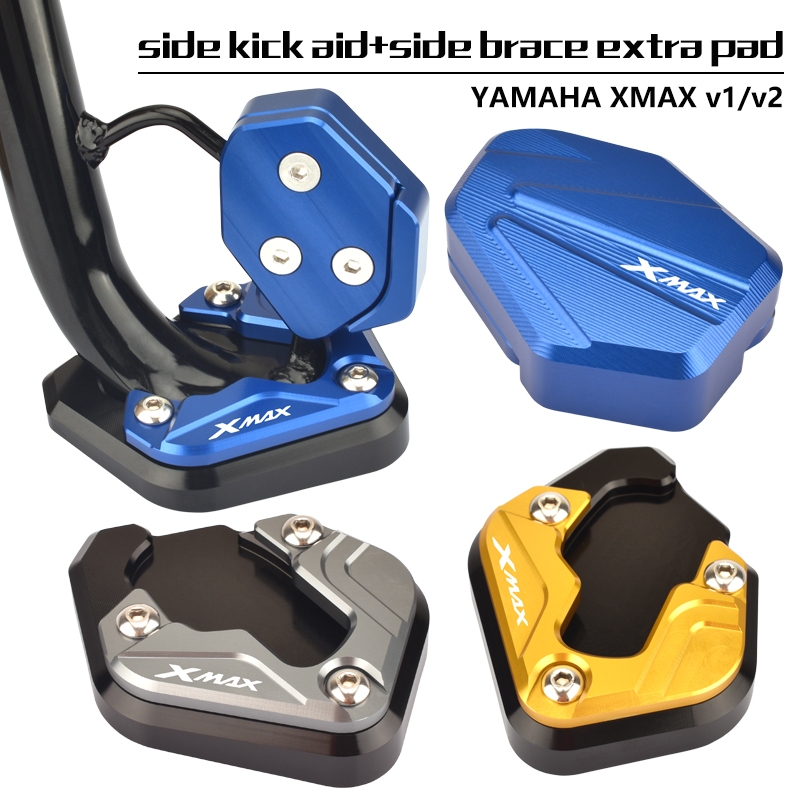 YAMAHA XMAX300 V1/V2 Side Single Stand Pad Tapak Tongkat Stand Pad Kaki ...