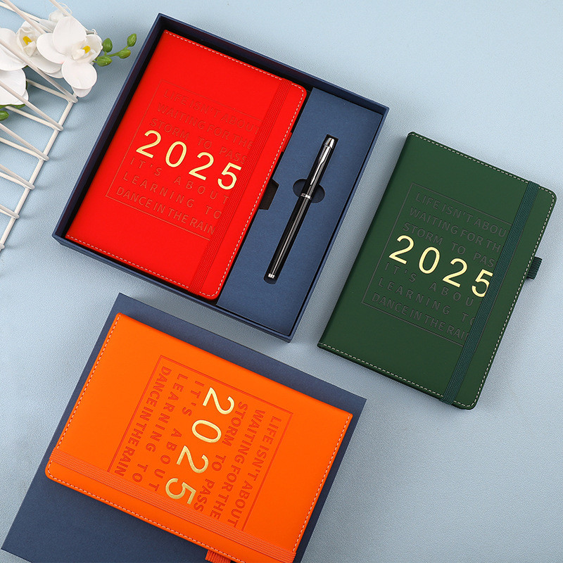 2025 Notebook Schedule Book A5 Notebook Weekly Schedule and Monthly ...