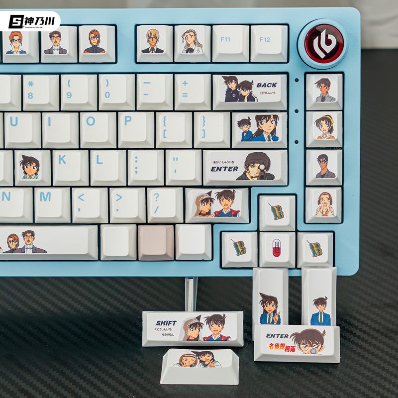 【WKK】名探偵コナン Detective Conan Keycaps Mechanical Keyboard Dedicated ...