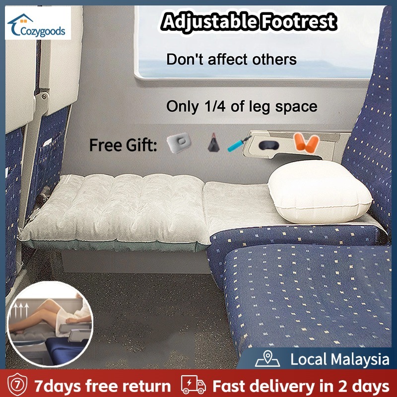 [Local delivery] Adjustable Footrest Hammock Portable Travel Foot Rest ...
