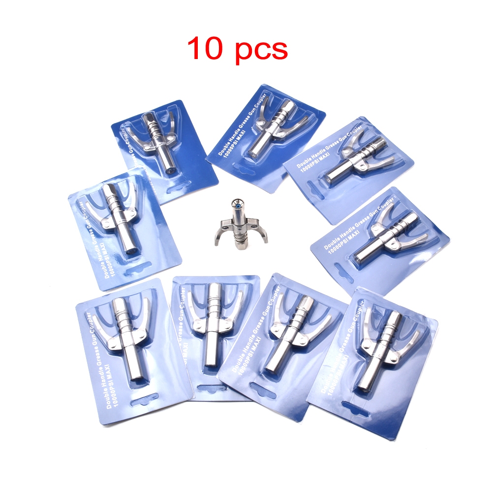 10 pcs Kit Needle Nose Grease Gun Head Heavy-Duty Grease Gun Coupler ...
