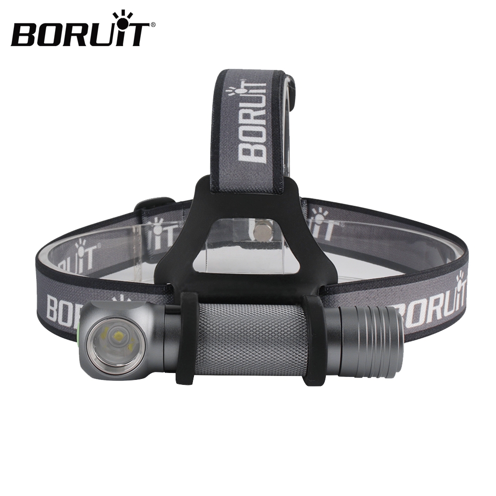BORUiT LED Powerful Headlamp 3-Modes Waterproof Flashlight Camping ...