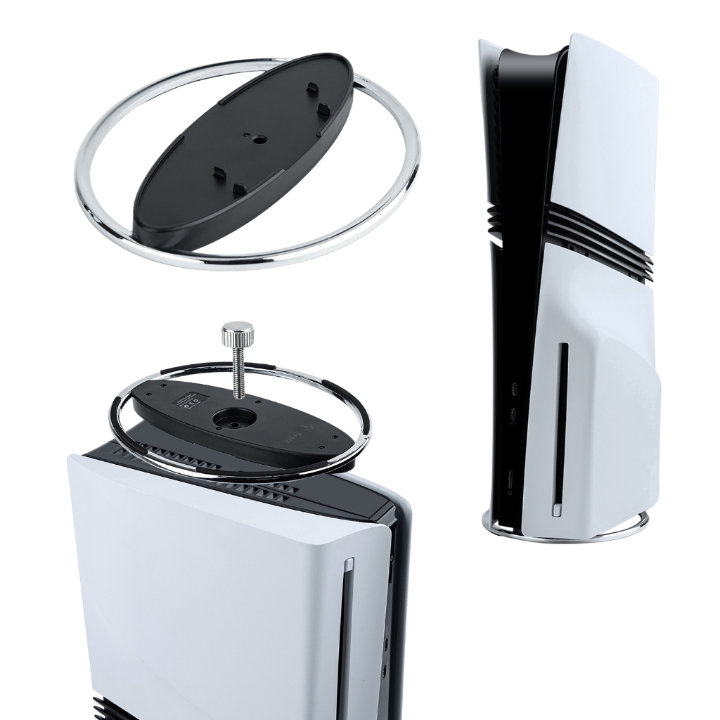 Mcbazel Universal Upright Circular Base Stand for PS5 Pro/PS5 Slim/PS5 ...