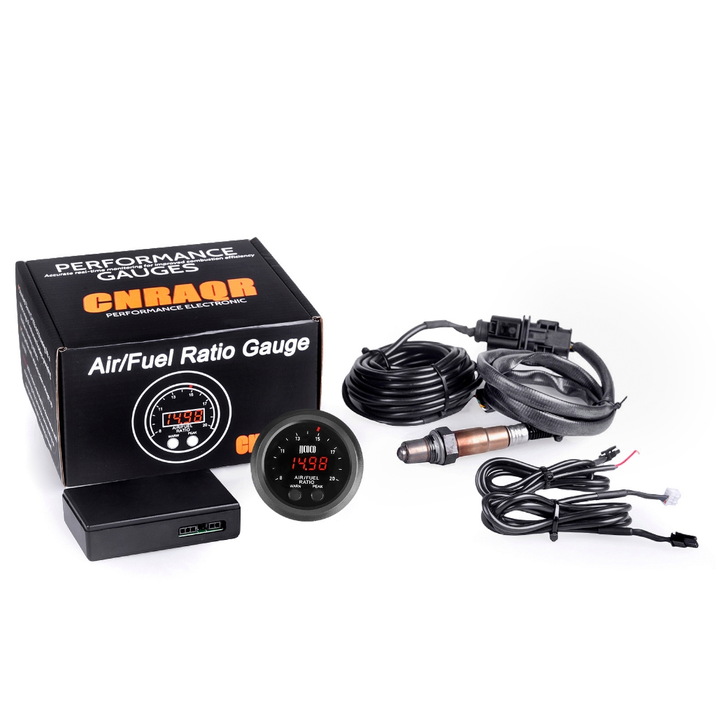 Universal 52MM S-Serie Air Fuel Ratio Gauge Ultra-Thin Round LED ...