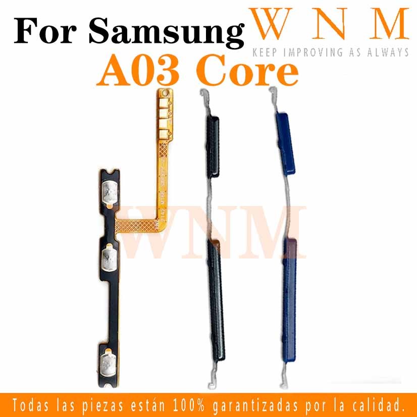 For Samsung Galaxy A03 Core A032 Power button flex on / off Switch Button Side Key Volume Up ...