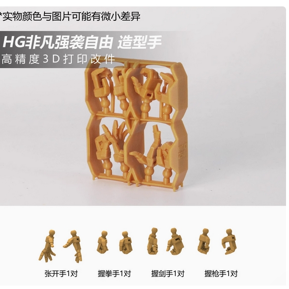 Plasticist Studio 3D Printing parts for 1/144 HG Mighty Strike Freedom ...