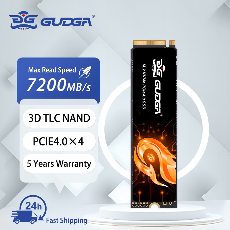 GUDGA M2 NVME SSD 4TB Gen 4.0 SSD Solid State Drive M2 SSD M.2 NVMe PCIE 4.0X4 Read Speed Up To ...