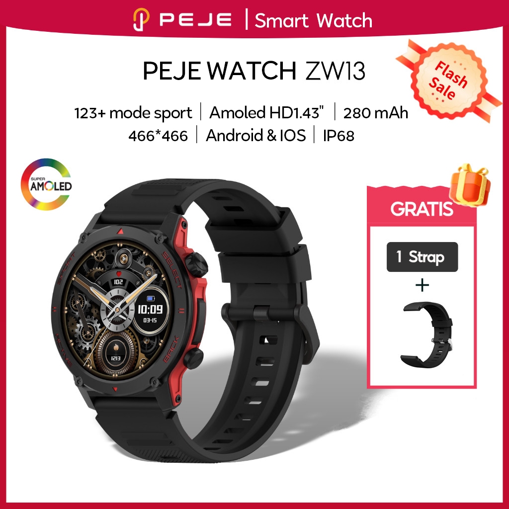 Peje Smartwatch with HD Touch Screen - Wireless Calling Fitness Tracker ...