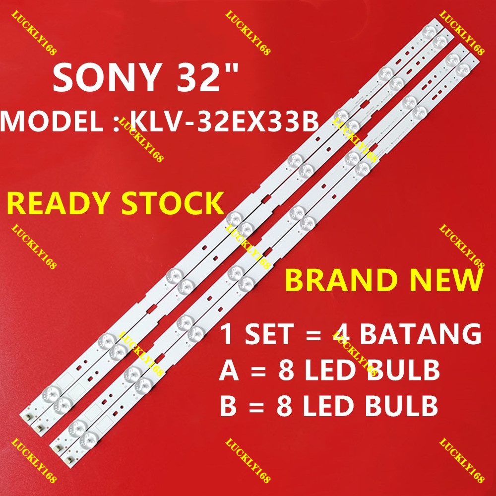 KLV-32EX33B SONY 32 INCH LED TV BACKLIGHT ( LAMPU TV ) KLV-32EX33 32 ...