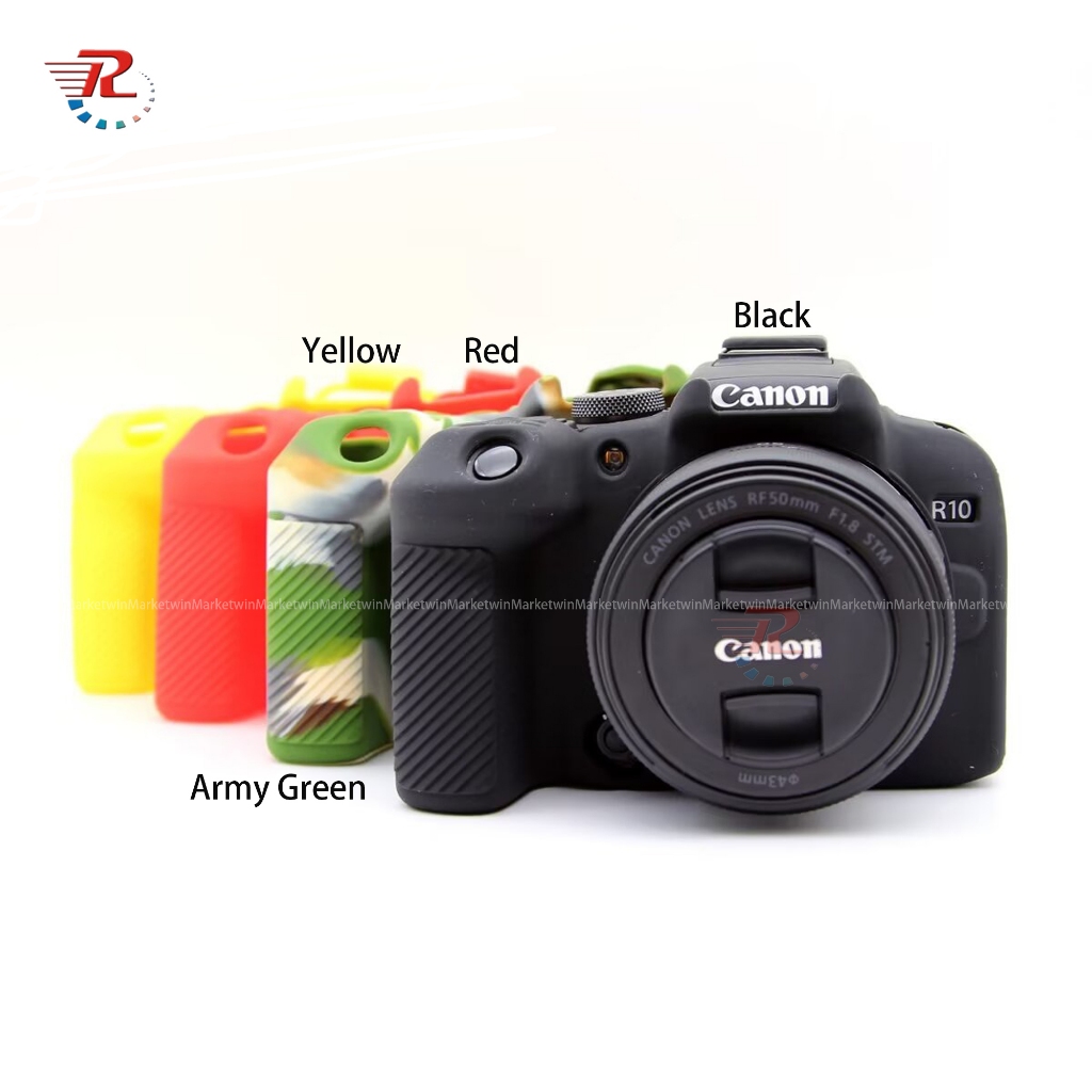 Canon EOS R10 Soft Silicone Rubber Camera Body Case Cover For Canon EOS ...