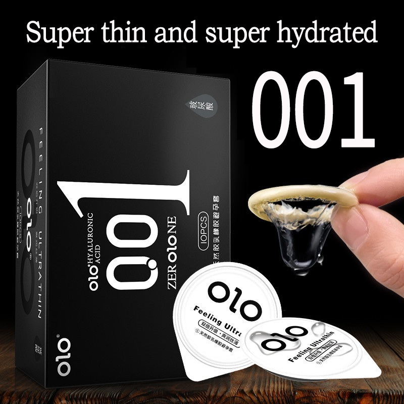 Condom Classic Ultra Thin Anatomic Long Lasting Dotted Hyaluronic Acid ...