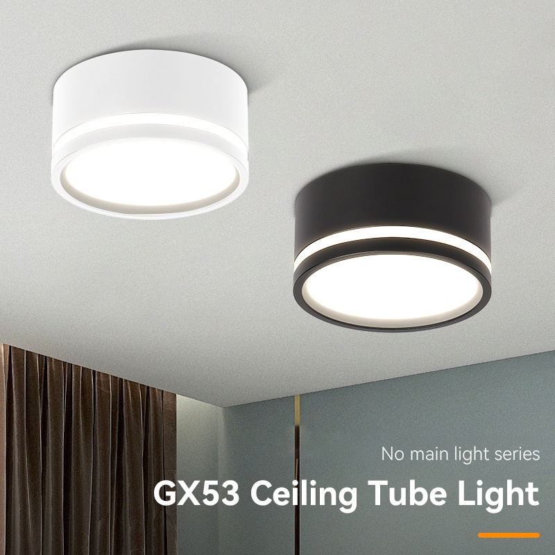 GX53 Downlight LED Surface Mounted Tube Lighe Bulb Replaceable Pin ...