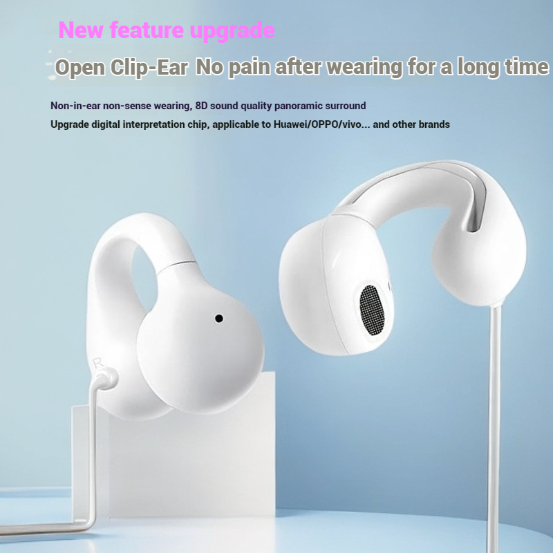 Newmsnr New Non-in-ear Wired Earphone Not Leak Sound Painless Headphone ...