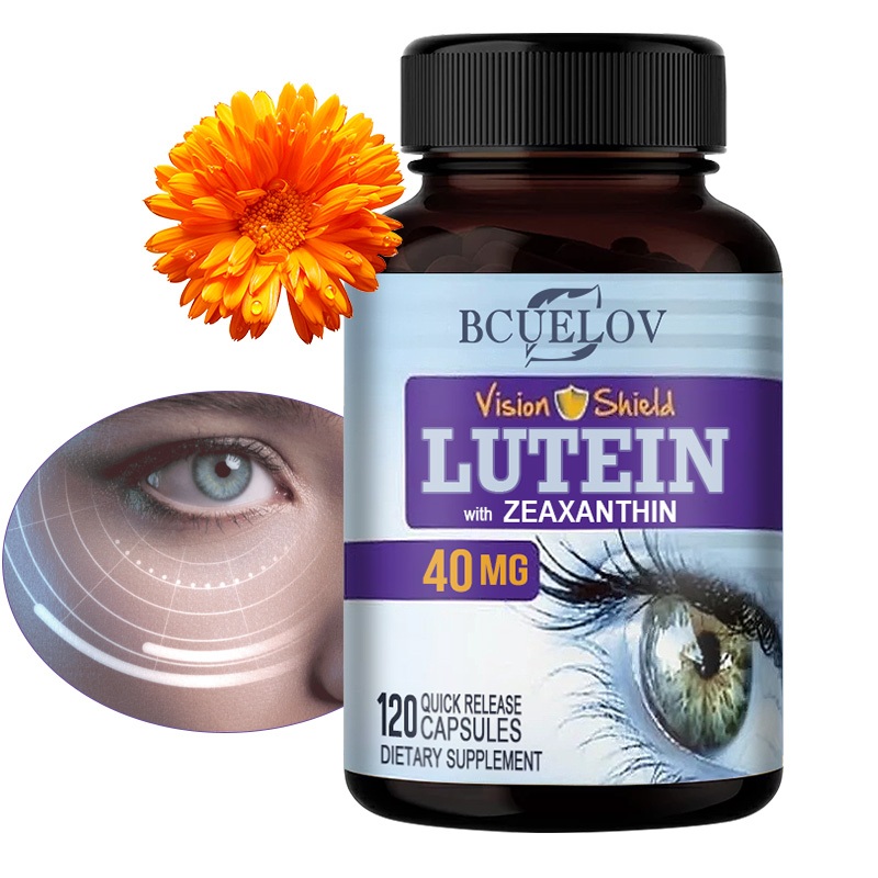 Bcuelov Lutein Vision Supplement with Zeaxanthin, 40 Mg Per Serving ...