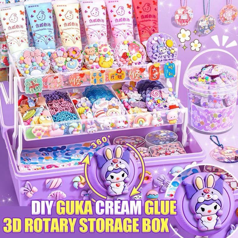 600 Pcs DIY Cream Guka Stickers Toy Set Kuka Children's Puzzle Gift ...