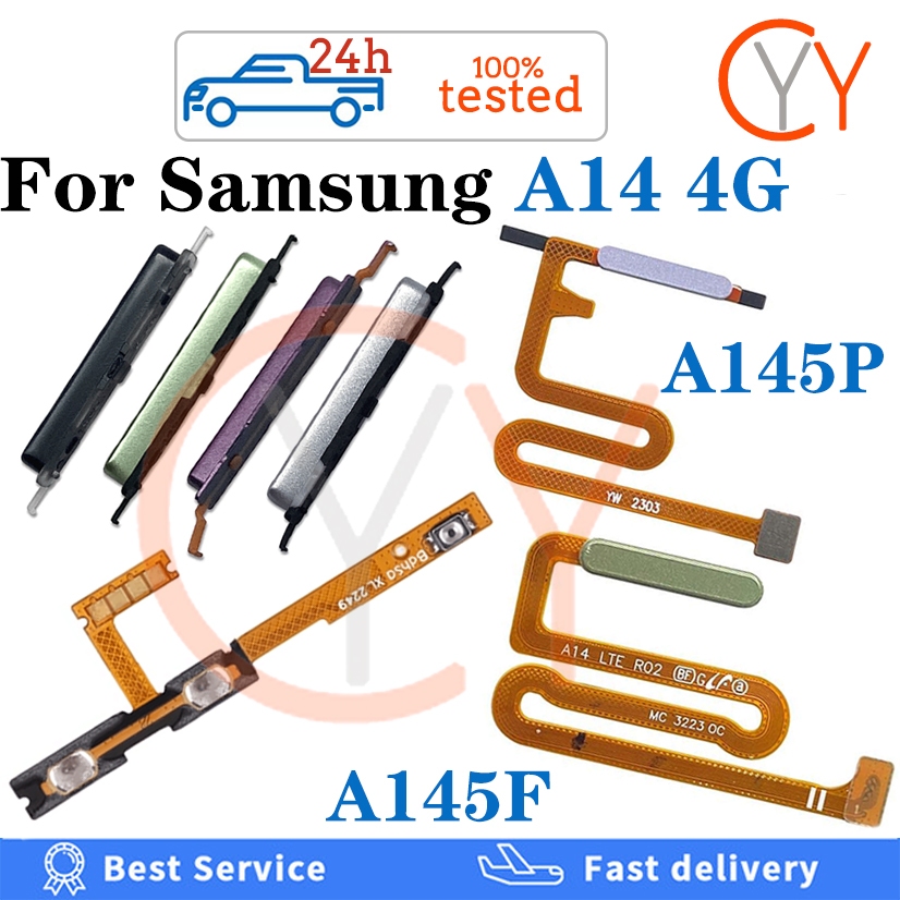 For Samsung Galaxy A14 4G A145F A145P Back Home Button Fingerprint ...