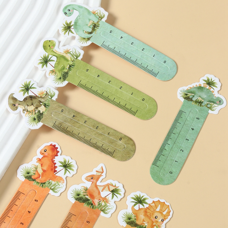50pcs Jungle Animals Bookmarks Ruler Cute Animals Book Birthday Gift ...