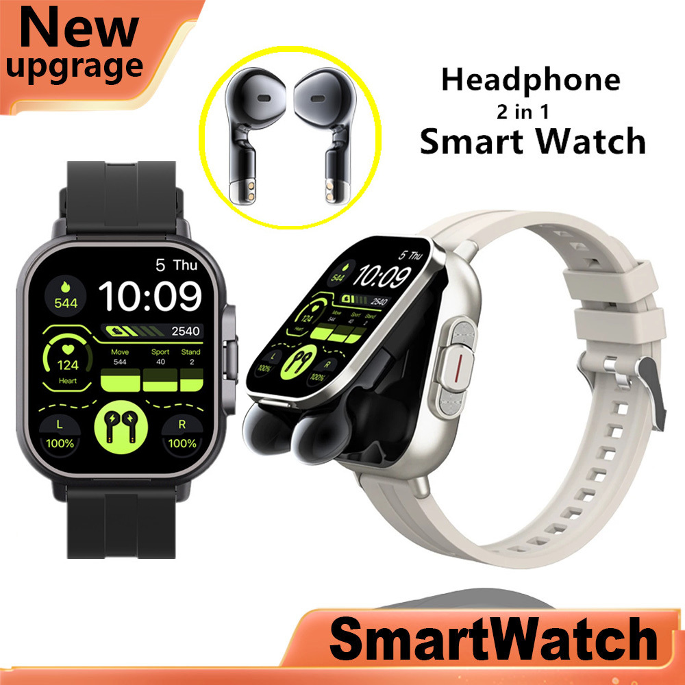 D8 Smartwatch With Wireless Bluetooth Earphone Touch Control Sport ...