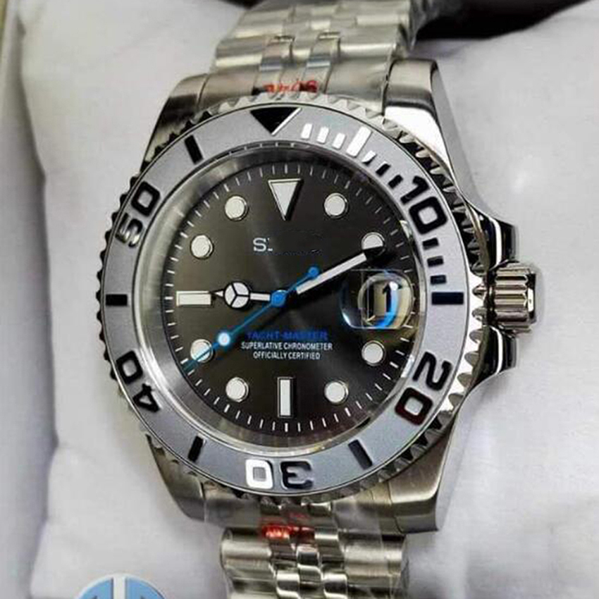 NH35 Men's Movement Mechanical Watch 40MM Stainless Steel Case Sapphire ...