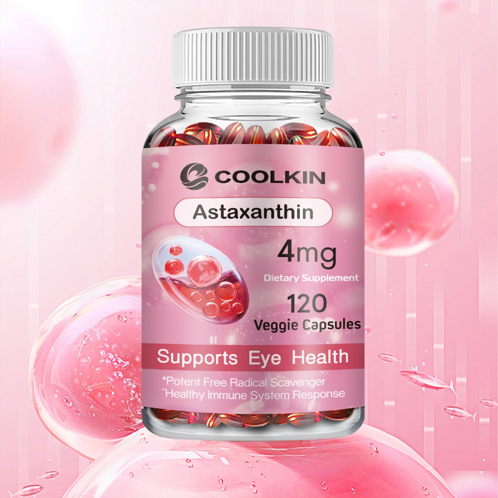 ASTAXANTHIN capsules, Astaxanthin 4 mg, Supports Eye HealthSupports eye ...
