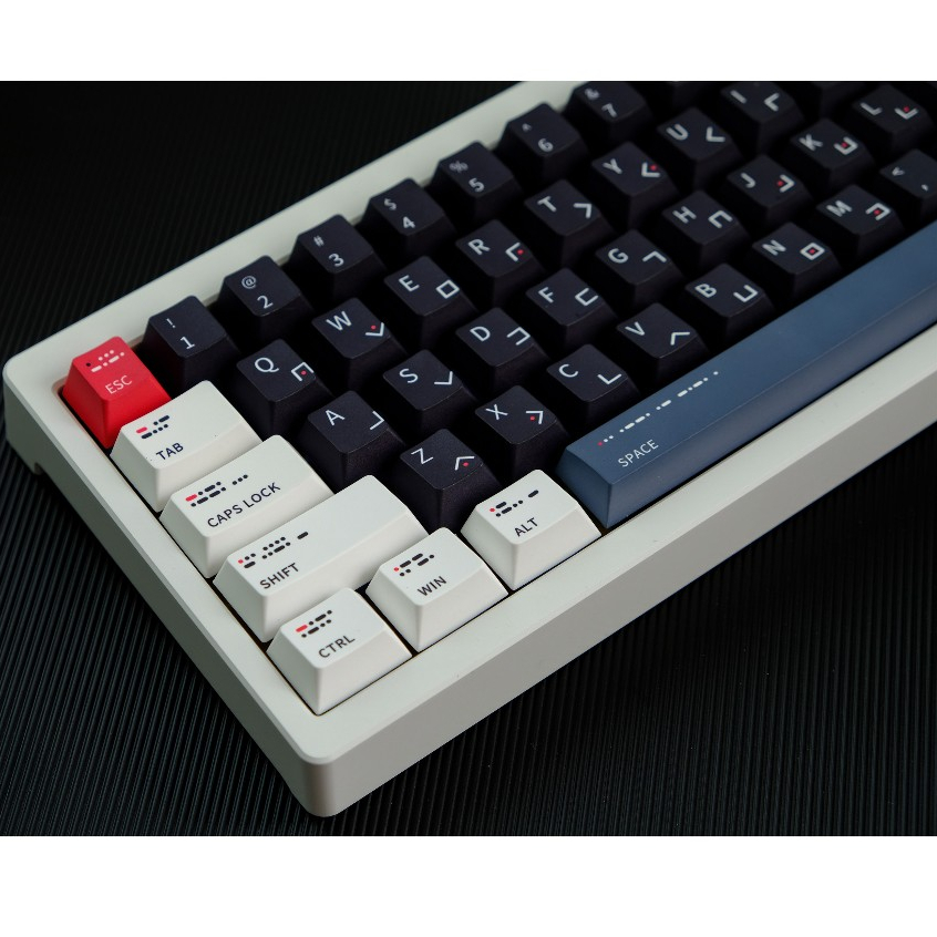GMK Morse Code Keycaps 129 Keys PBT Cherry Profile DYE-SUB Personalized ...