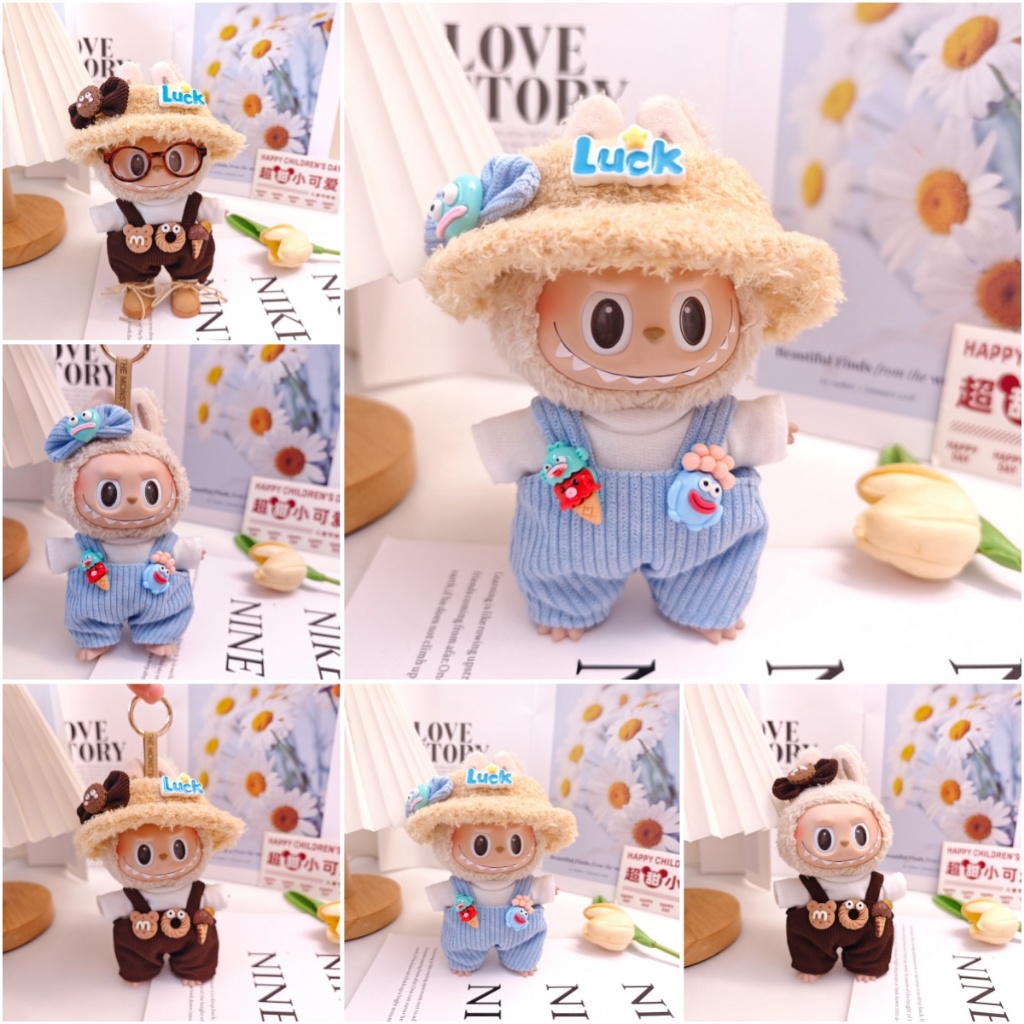labubu clothes POP MART The Monsters Labubu Have A Seat Doll Ice cream ...