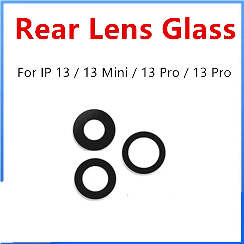For IP 13 / 13 Mini / 13 Pro / 13 Pro Max Camera Glass Lens Cover ...