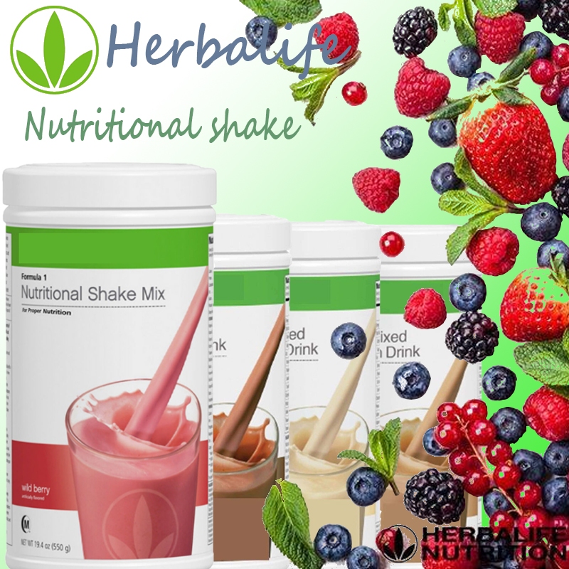 Herbalife Formula One Nutritional Shake Mix - MEAL REPLACEMENT (Variety of flavors)550g | Shopee ...