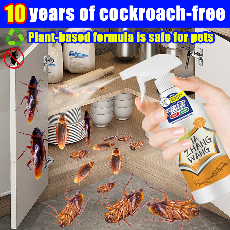 10 years of cockroach-free cockroach killer Plant-based formula is safe ...