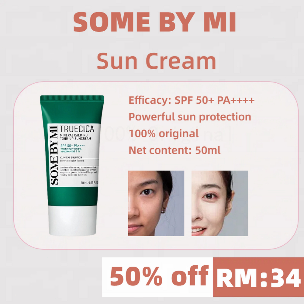 [SOME BY MI] Truecica Mineral Calming Tone up Suncream 50ml [Sunblock ...