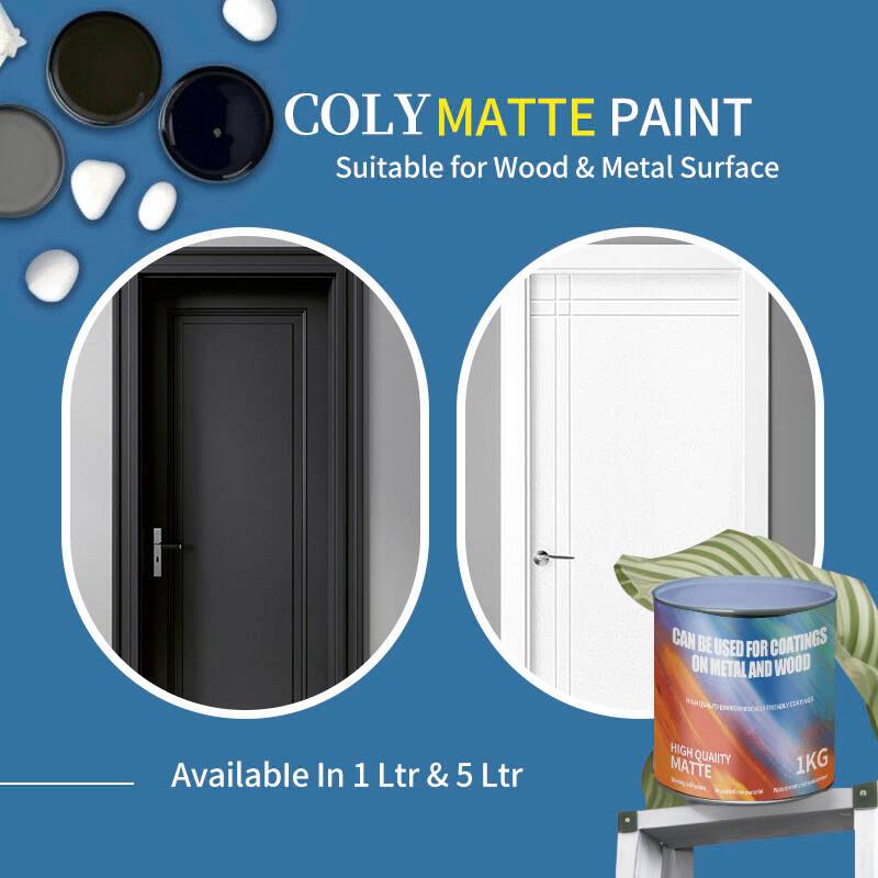 [All MATTE] 350G & 1000G Paint MATTE FINISHED Wood Paint & Metal Paint ...