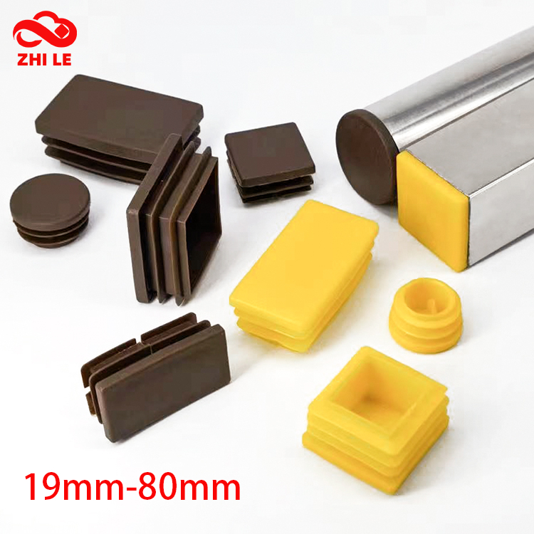 19mm-80mm Yellow Brown Round Plastic Hollow cover square internal ...