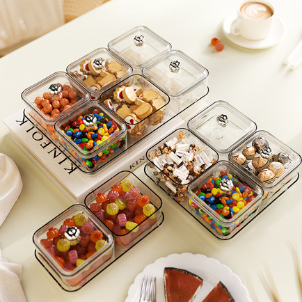 4/6 Grid 2025 New Year Divided Candy Box Divided Dried Fruit Box Spring ...