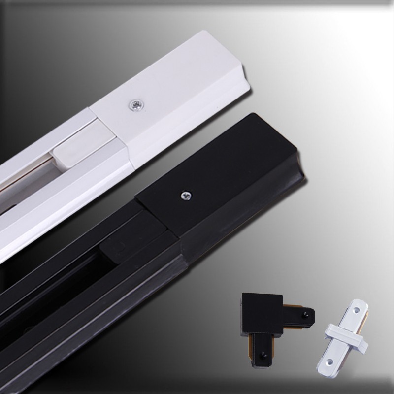 LED Track Light Rail 0.5M LED track Rail Connectors fixture Universal ...