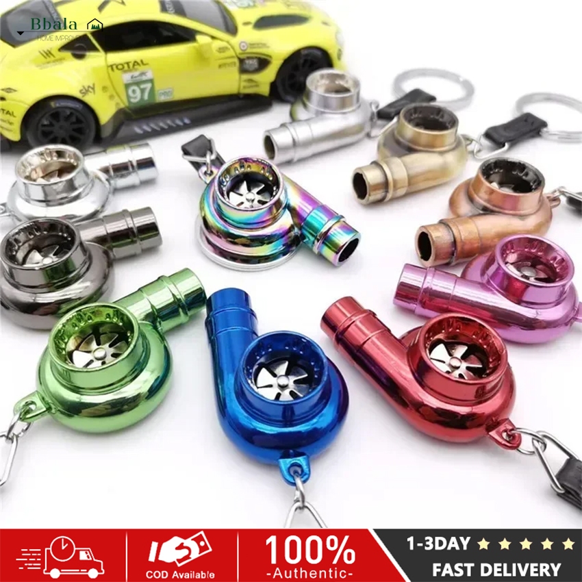 ⚡️Local Delivery⚡️ Car Metal Keyring Sound Turbo Key Sleeve Bearing ...