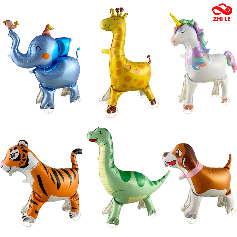 Aluminum Foil balloon jungle animals safari theme Party Decoration ...