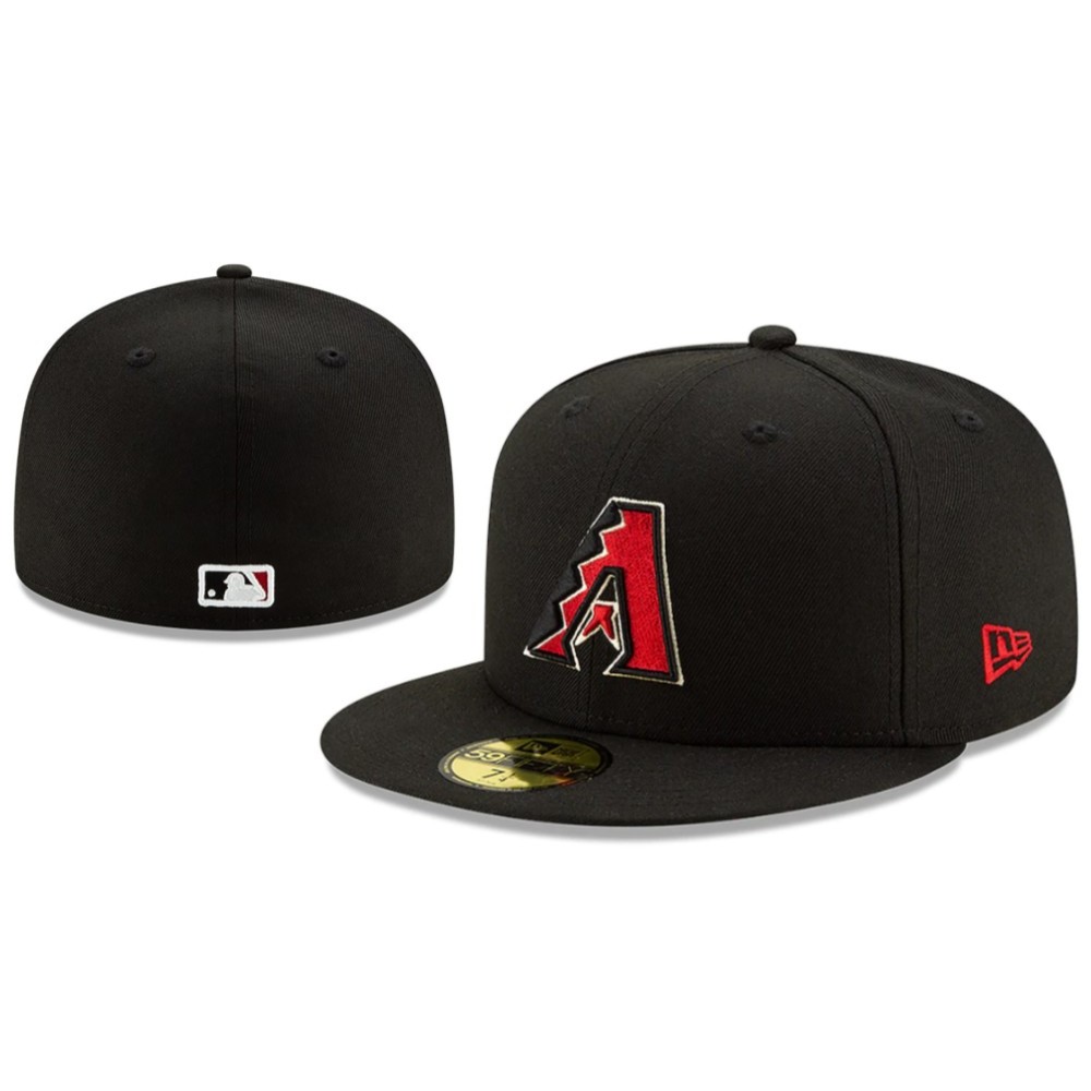 Classic MLB Arizona Diamondbacks Fitted Hat 59FIFTY Topi Full Cap Close ...