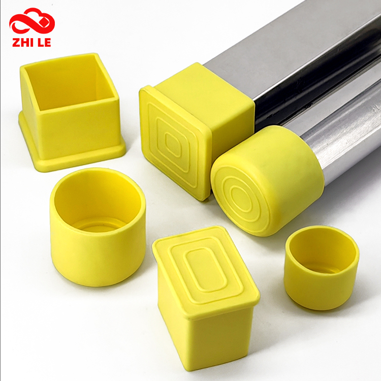 19mm-50mm Yellow Shape Furniture foot rack leg cover silicone ...