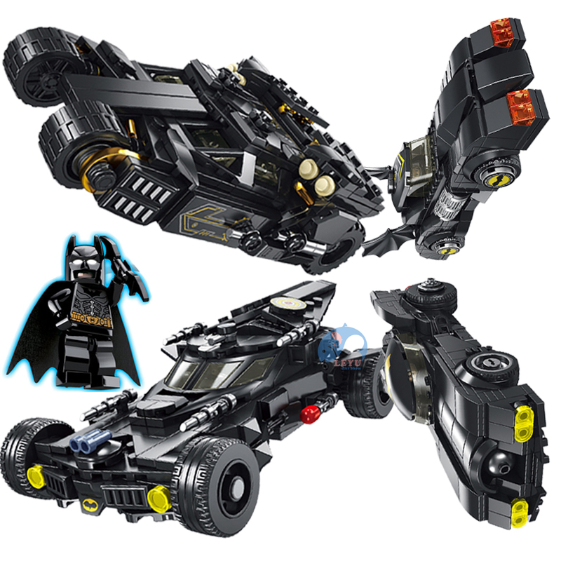 LEYU MOC Batmobile Tumbler Building Blocks Toy Set,DC Batman's Vehicle ...