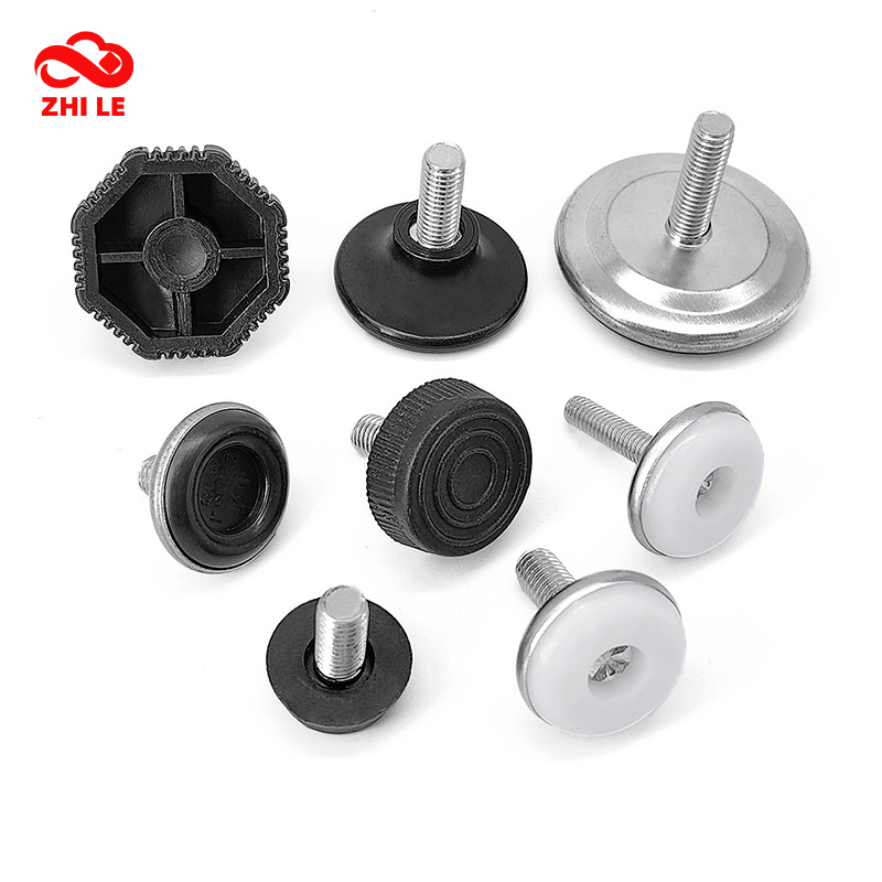 M6 M8 M10 Adjustable levelling height table chair foot extension screw ...