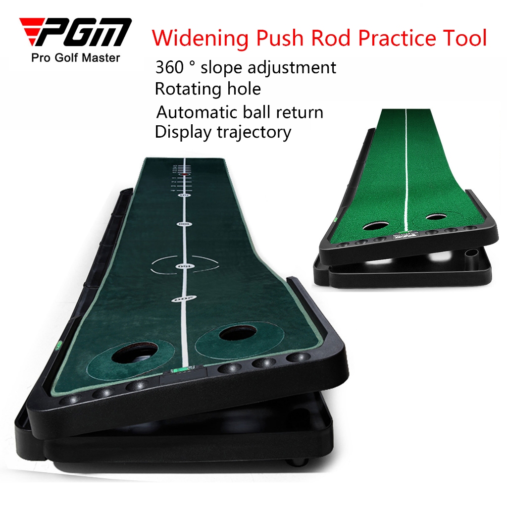 PGM adjustable slope! 3m Indoor Golf Putter Practice Set Office Mini ...