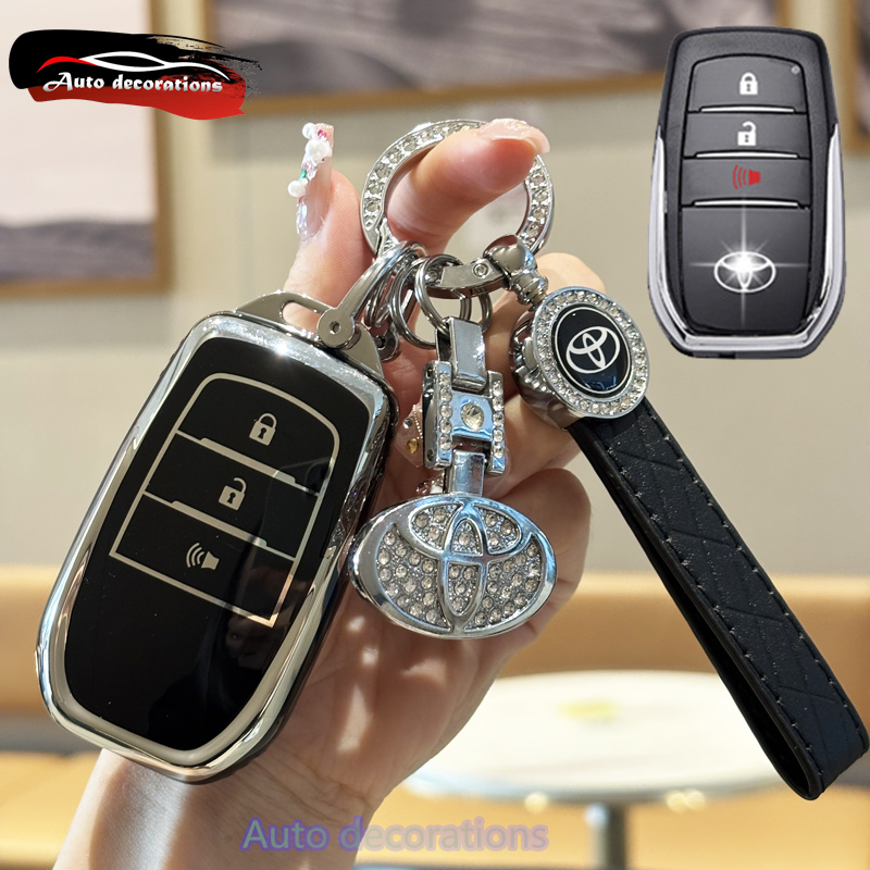 Toyota smart car key case For Toyota FORTUNER 2022 revo INNOVA Harrier ...