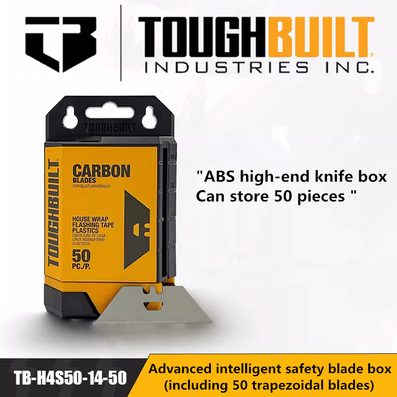 Toughbuilt Smart Removal Safety Blade Box (Including 50 Trapezoidal ...