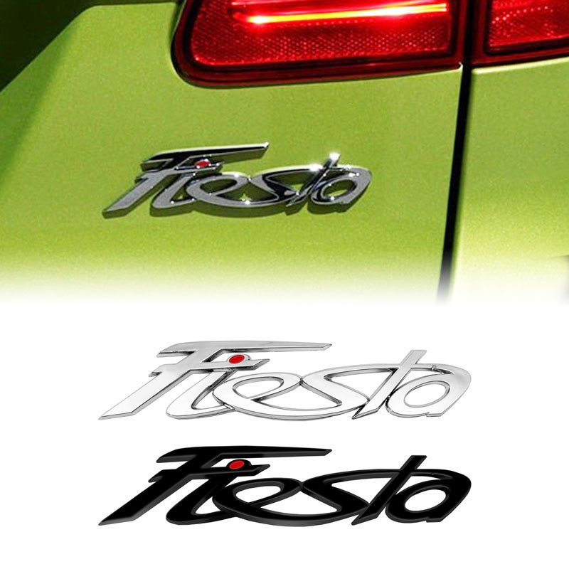 Car Styling Emblem For Ford Fiesta Logo 3D Metal Car Body Sticker MK2 ...
