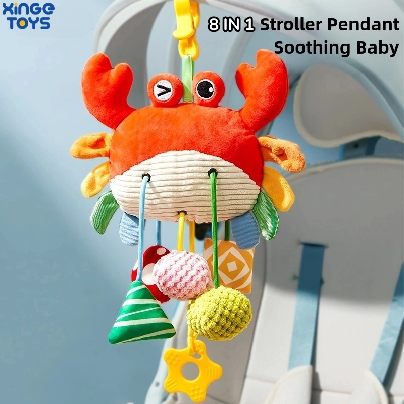 Baby Toys Infant Newborn Rattle Toys Stroller Bed Cot Crib Hanging Doll ...
